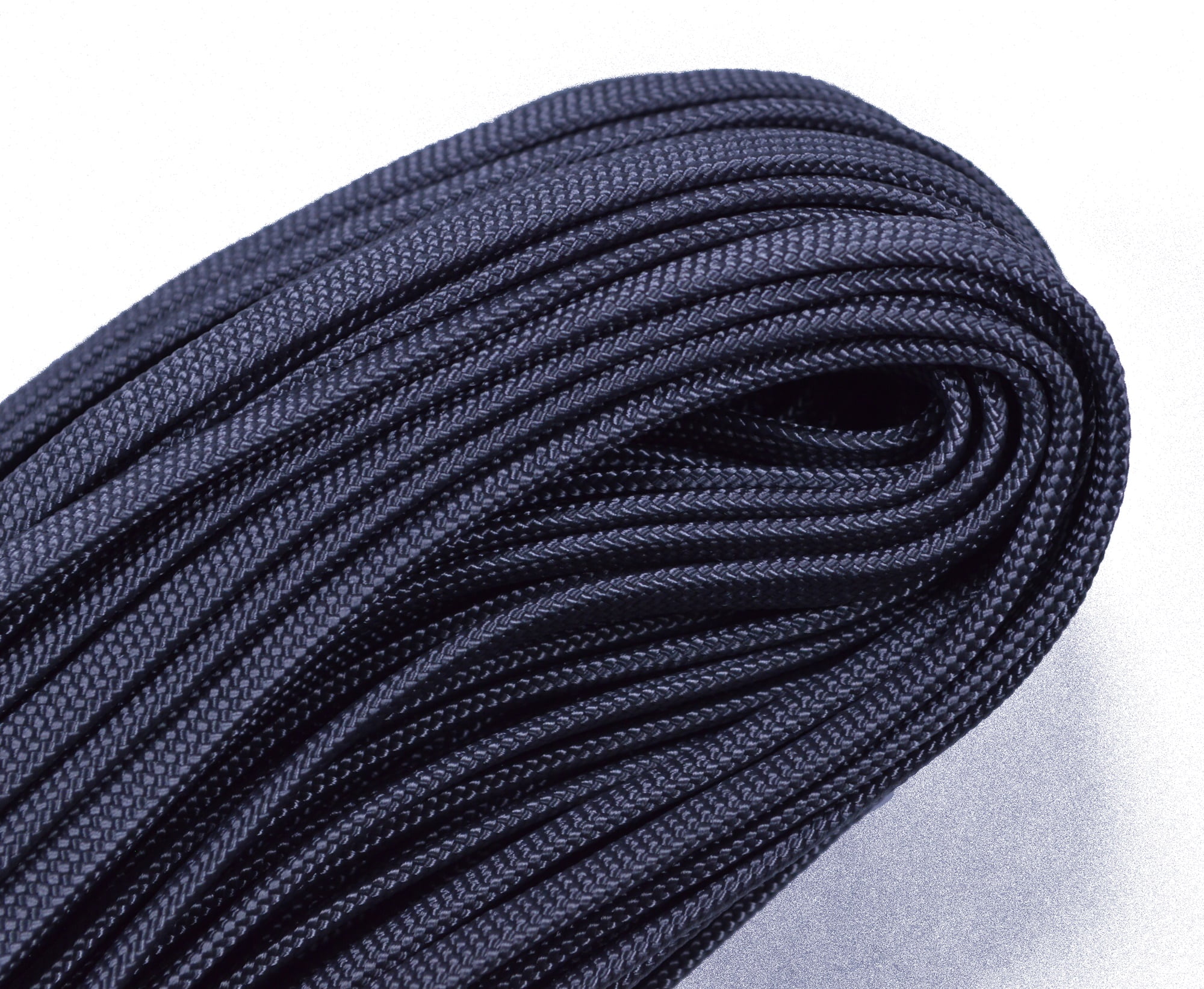 Charcoal Grey Coreless / Flat 550 Paracord - 100 Foot Bundle - Walmart.com