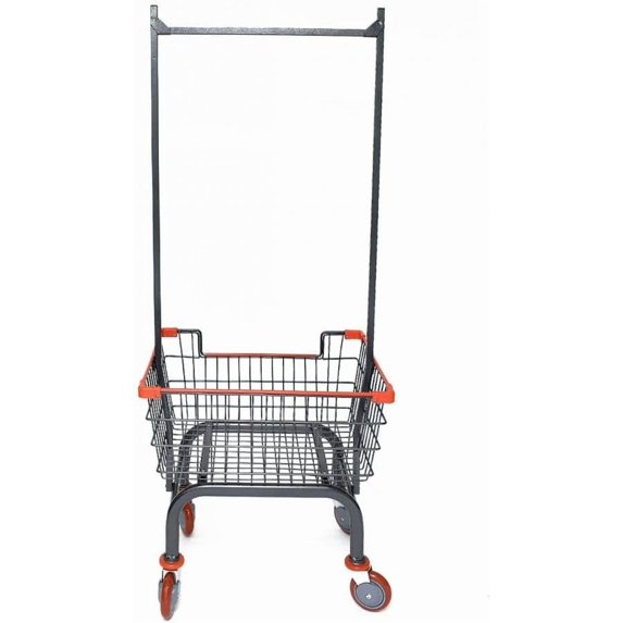 Charcoal Grey with Double Pole Rack, 2.5-Bu (Red or Blue Trim) (Chacoal ...