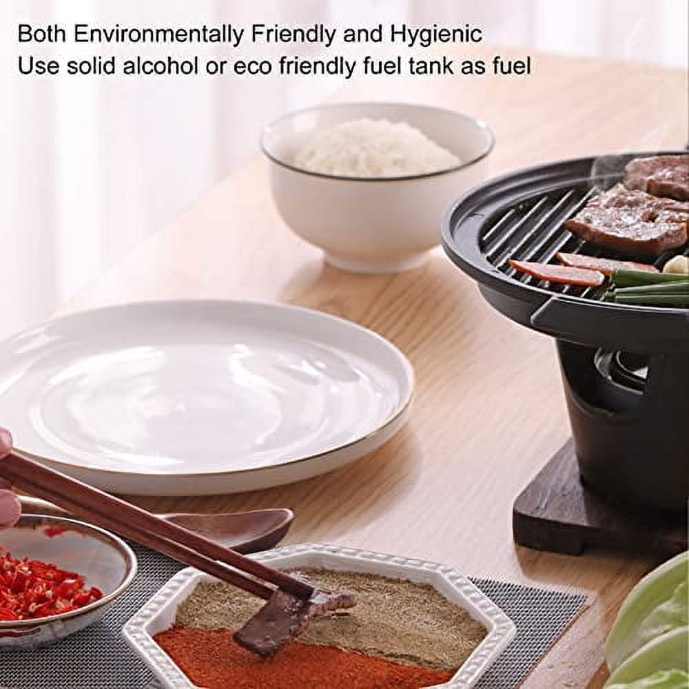 Charcoal Grill, 10.2in Portable Charcoal Grill Japanese Hibachi Grill ...