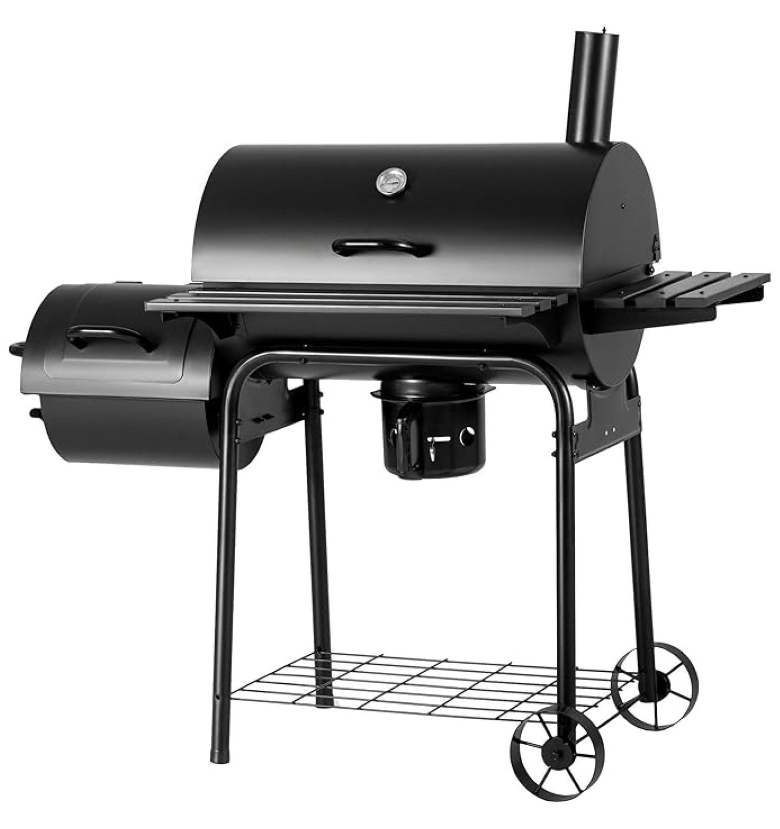 Charcoal Grill 3-in-1, Offset Smoker BBQ Grill for Outdoor Use, Heavy ...