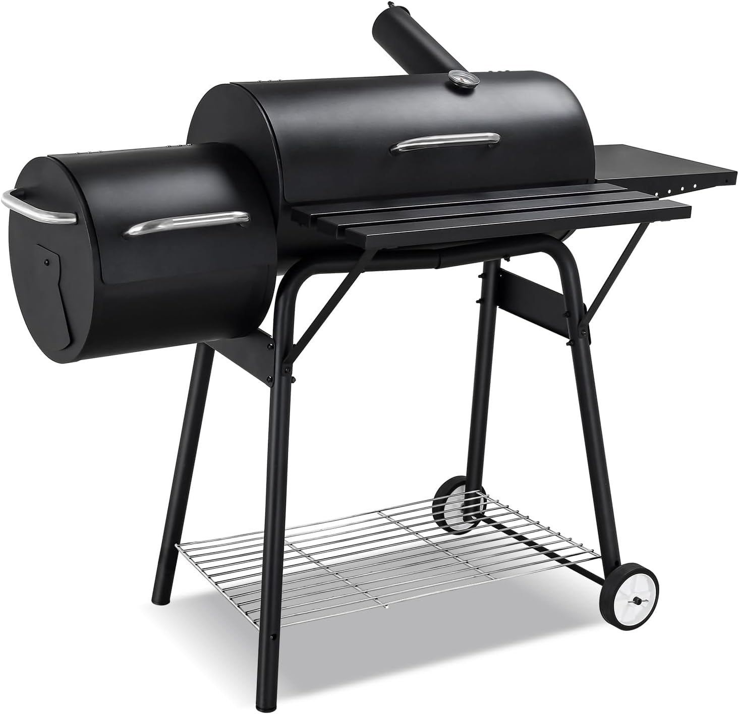 Charcoal Grills, Outdoor Charcoal Barbecue Grill Offset Smoker, Camping Barbecue Grill for ...