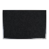 DII 22x60" Modern Plastic Ribbed Walk Off Utility Runner in Brown ...