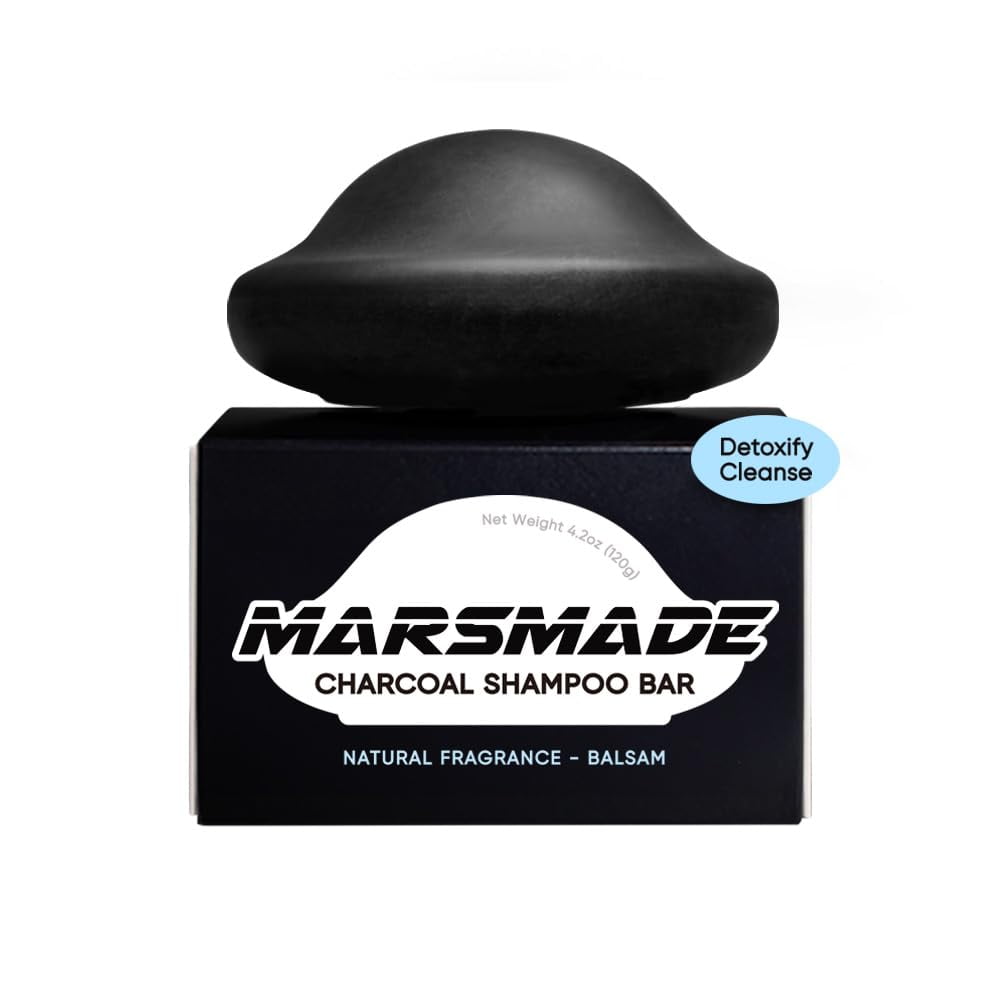 Charcoal Shampoo Bar 2.0 - Hydrating & Moisturizing Natural Hair Soap ...