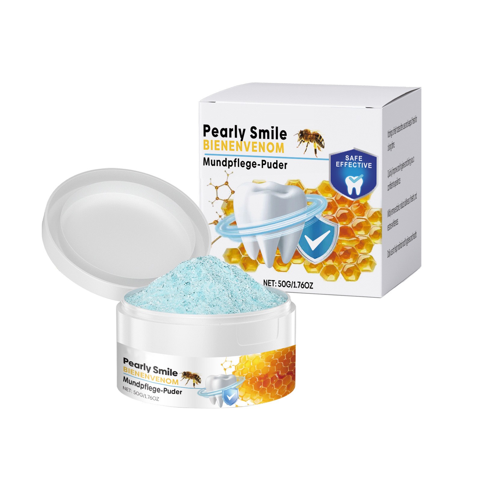 Charcoal Teeth Whitening Powder,Care Powder Gently Cleans Teeth Stains ...