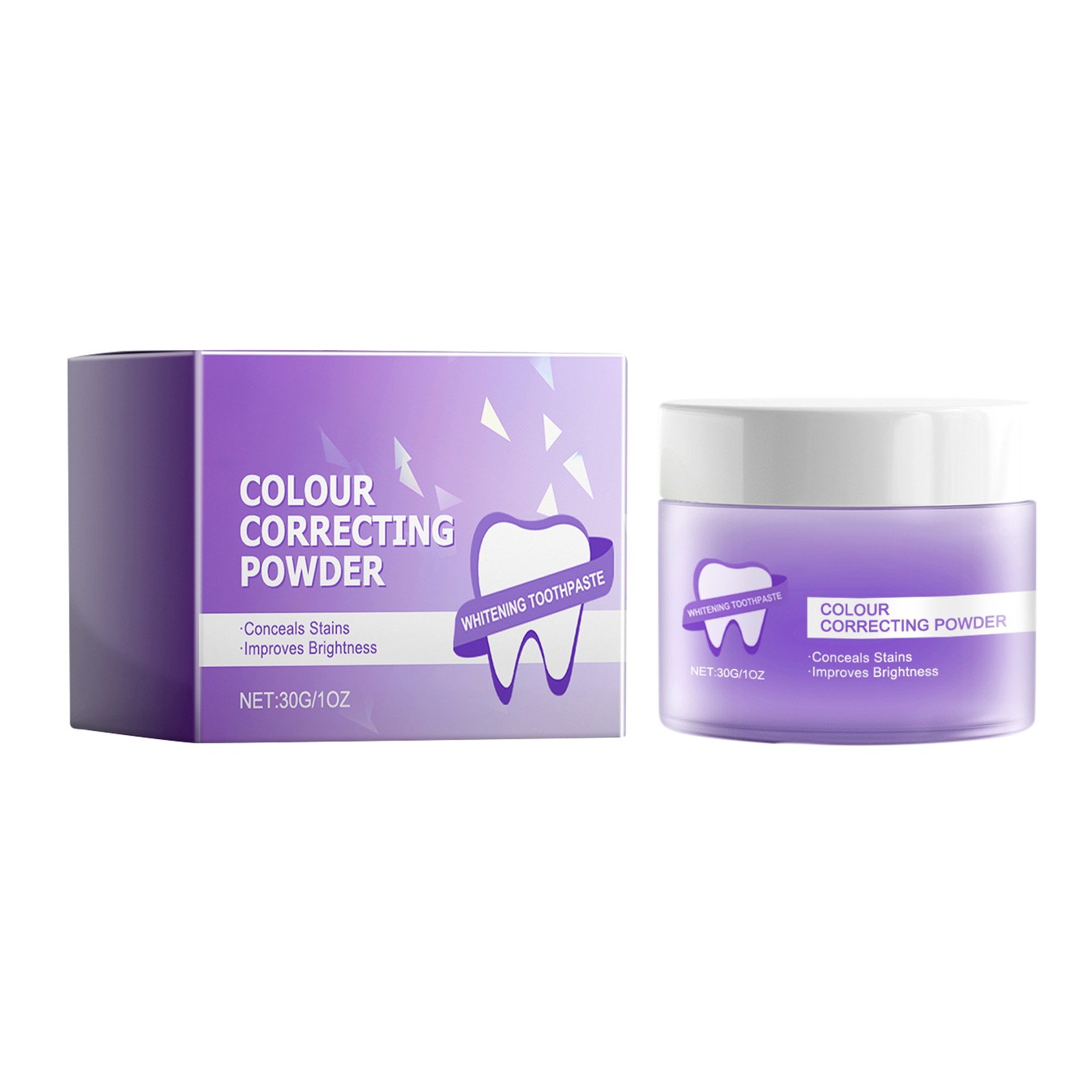 Charcoal Teeth Whitening Powder,Purple Teeth Whitening Powder Has A ...