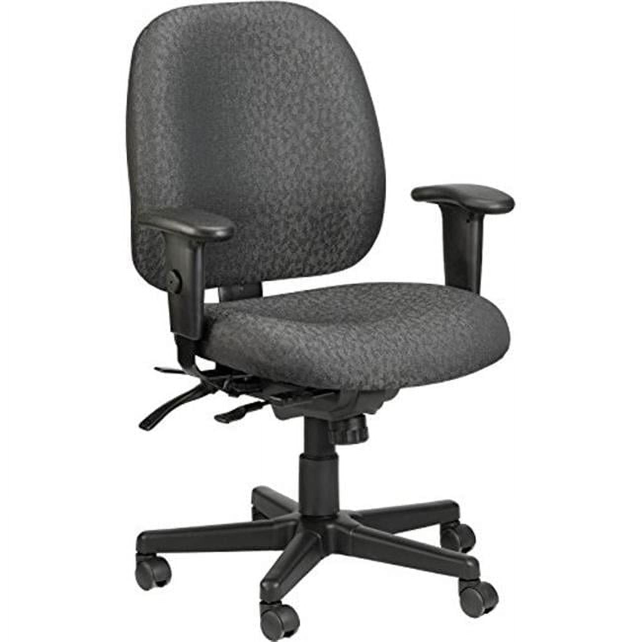 Charcoal Tilt Tension Control Fabric Chair - 29.5 x 26 x 37 in ...