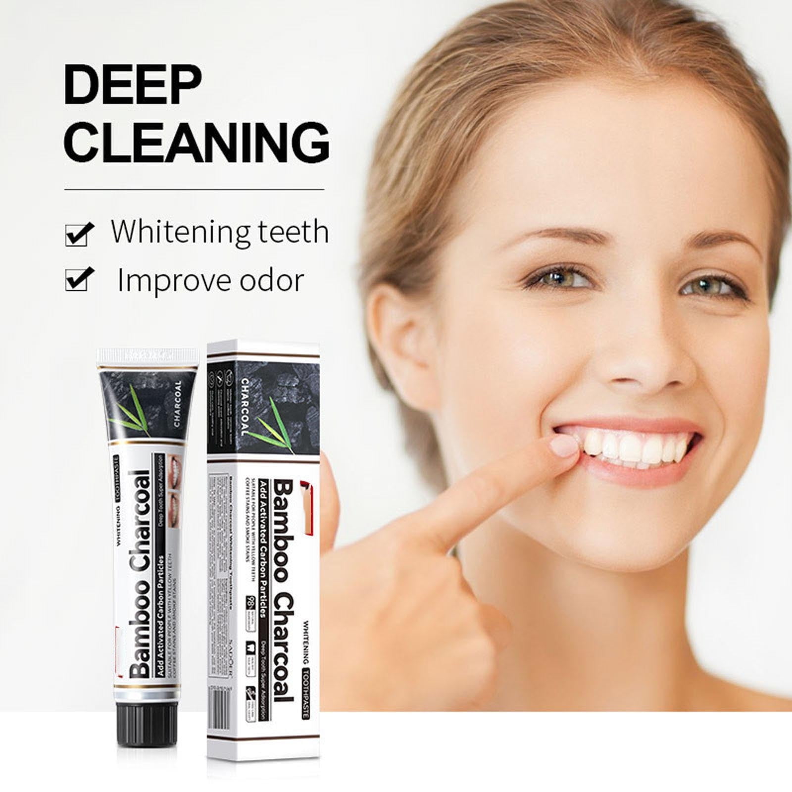 Charcoal Toothpaste, Bamboo Charcoal Toothpaste, Activated Charcoal ...