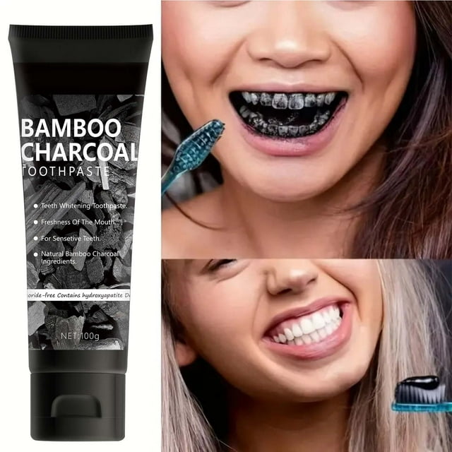 Charcoal Toothpaste Gently Cleanse Teeth Purify Oral Cavity, 00g ...