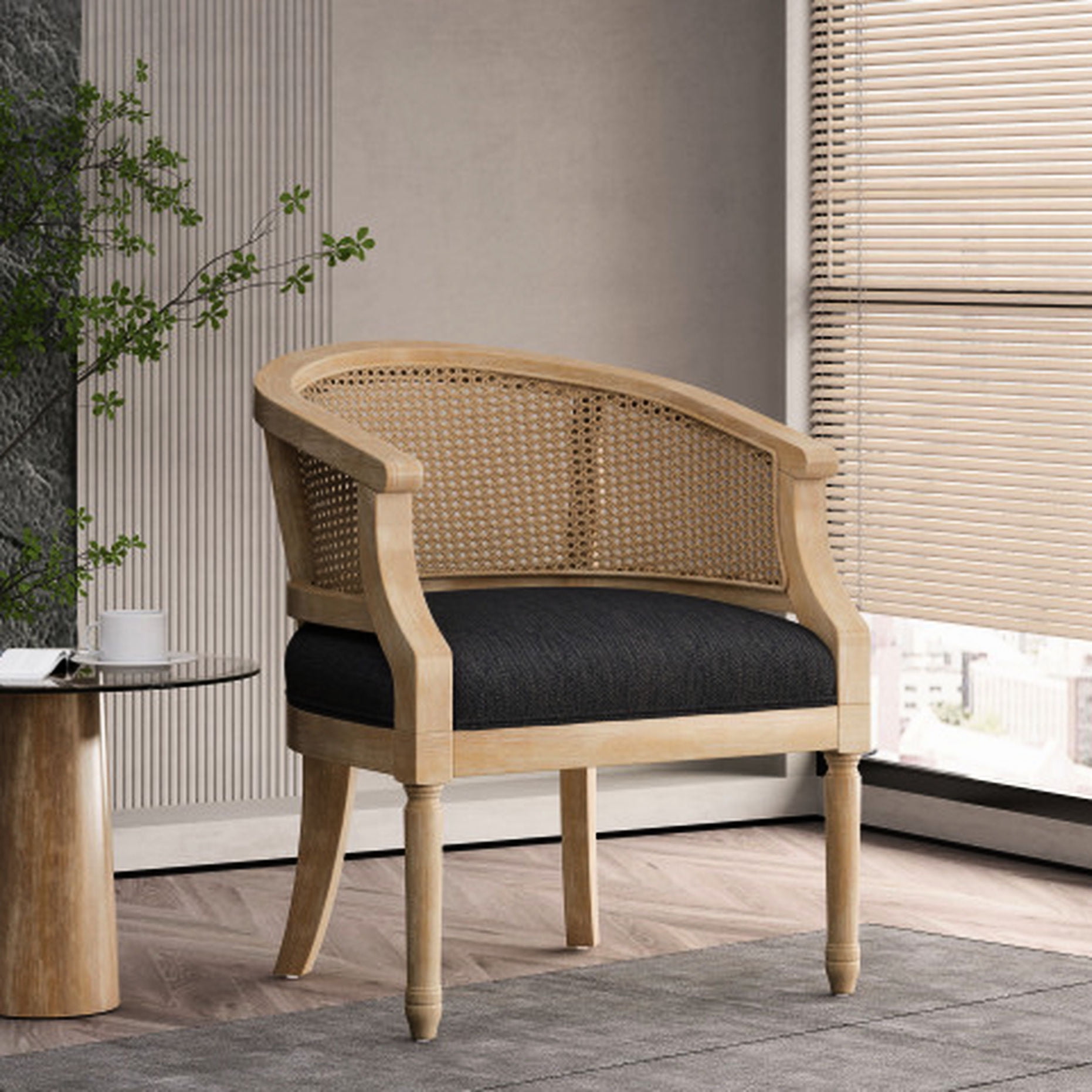 Charcoal Upholstered Chair+French Country Style"-"Study Room+Inspire ...