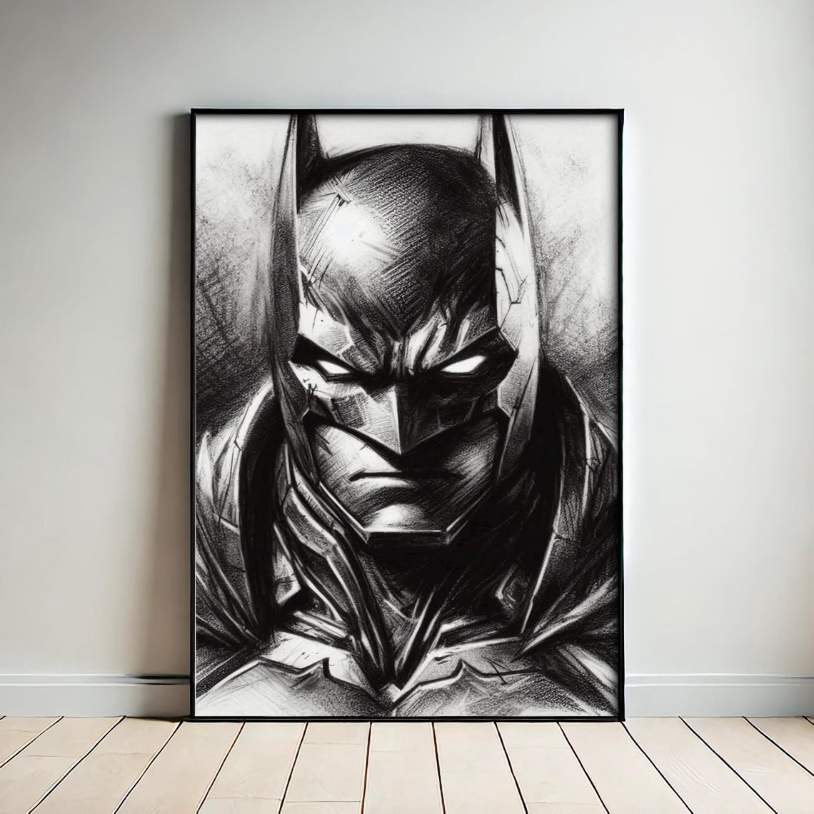 Charcoal Vigilante Noir Hero Art Poster, Unframed Size 8x12 - Walmart.com