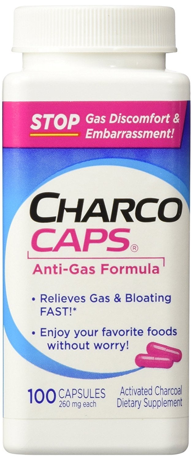 Charcocaps Dietary Supplement Anti-Gas Formula - Walmart.com