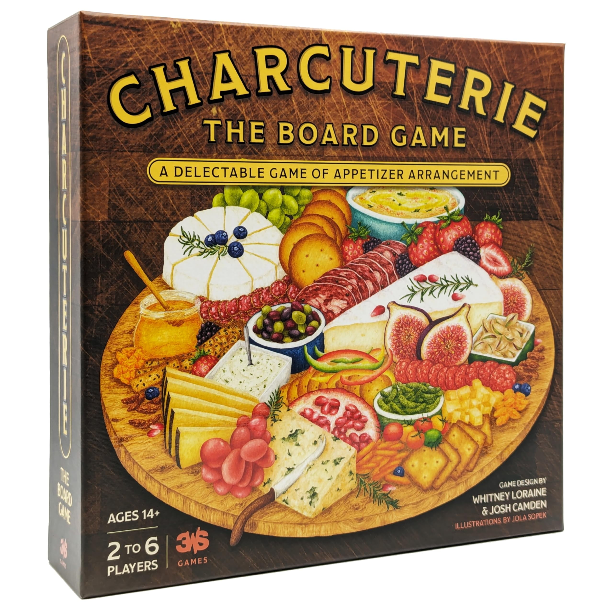 Charcuterie Board Game by STF9 3WS - Deliciously Themed Strategy Game for 2-6 Players, Ages 14 ...