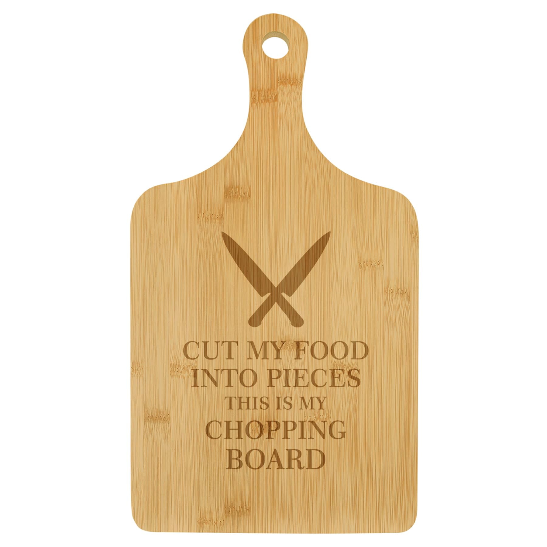 Charcuterie Board With Handle Cheese Board Bamboo Cutting Board Gift ...