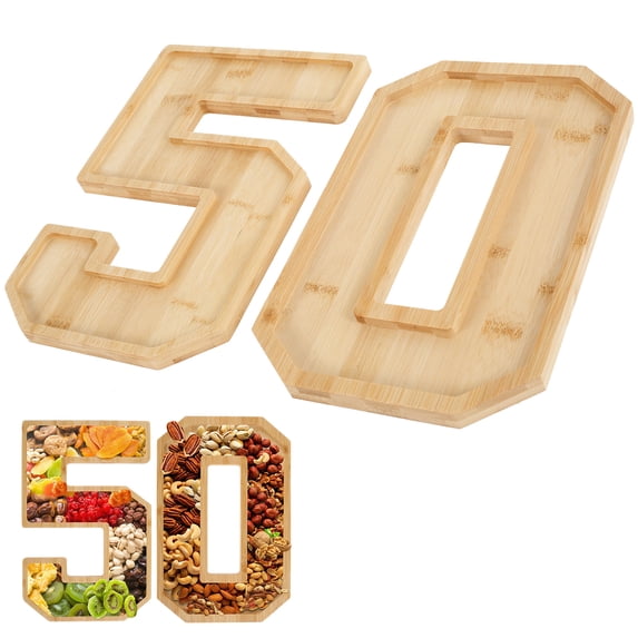 Charcuterie Number Board Wood Cardboard Number Tray Fillable Number ...