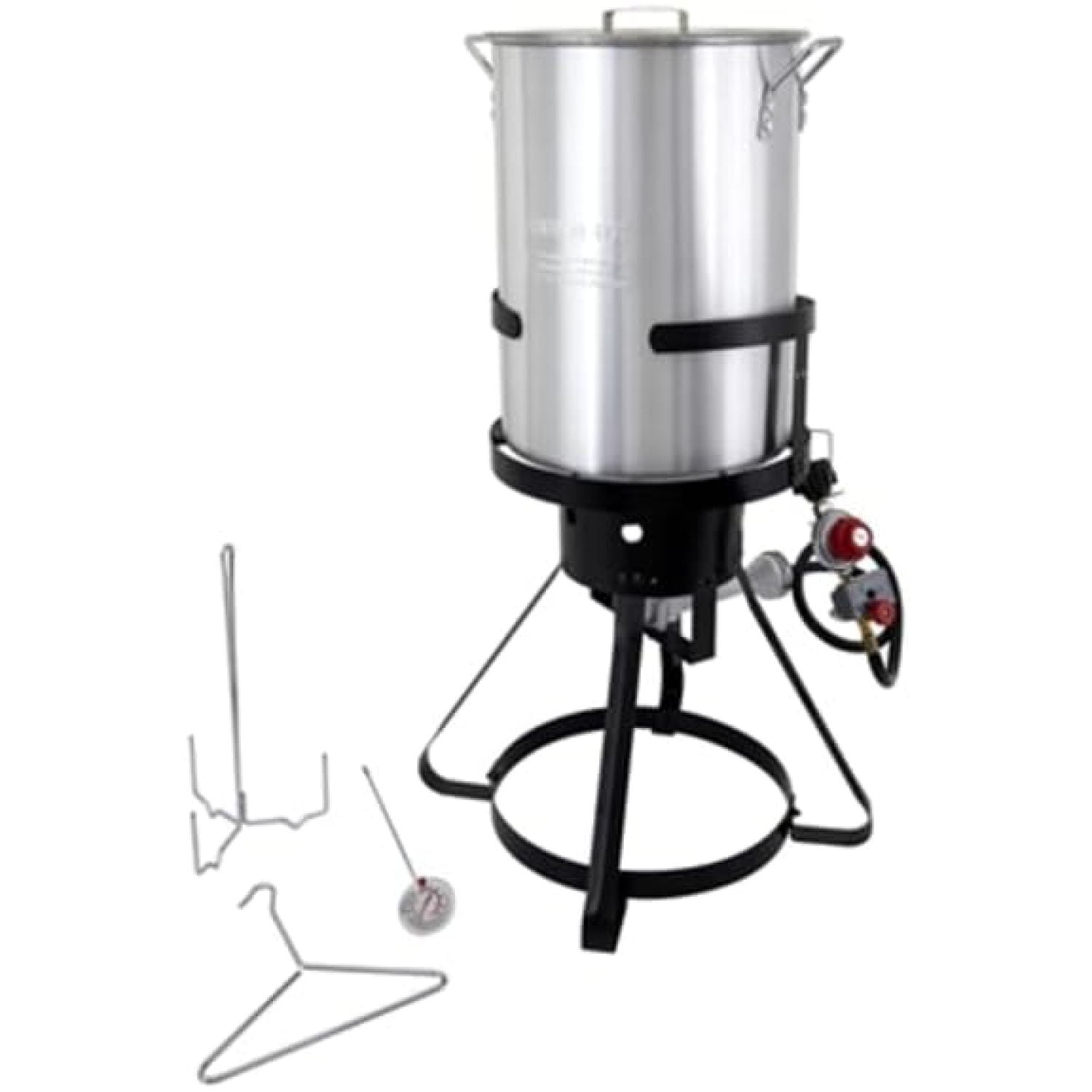 HElectQRIN 30 qt 38,000 BTU Aluminum Turkey Fryer - Walmart.com