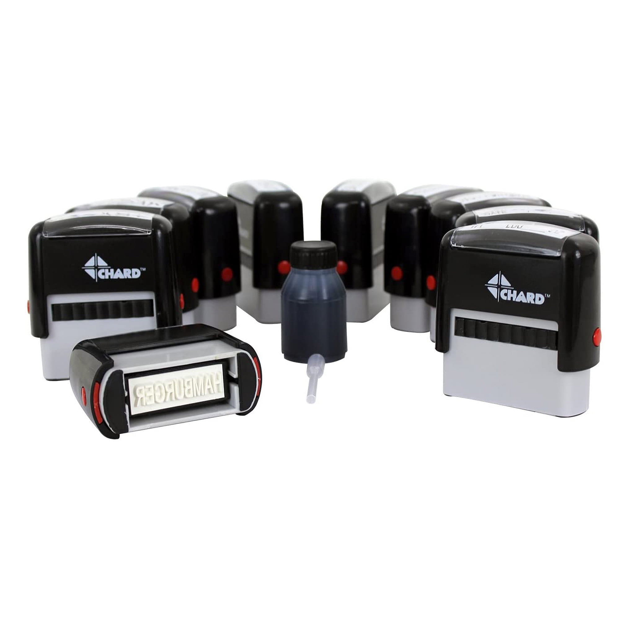 Chard Products Game Processing Stamp Set, 10 Self Inking Stamps and ...