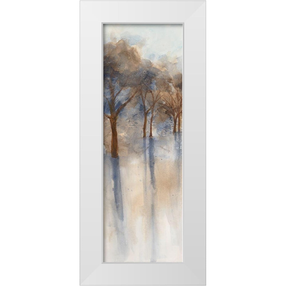 Charest, Doris 11x24 White Modern Wood Framed Museum Art Print Titled ...