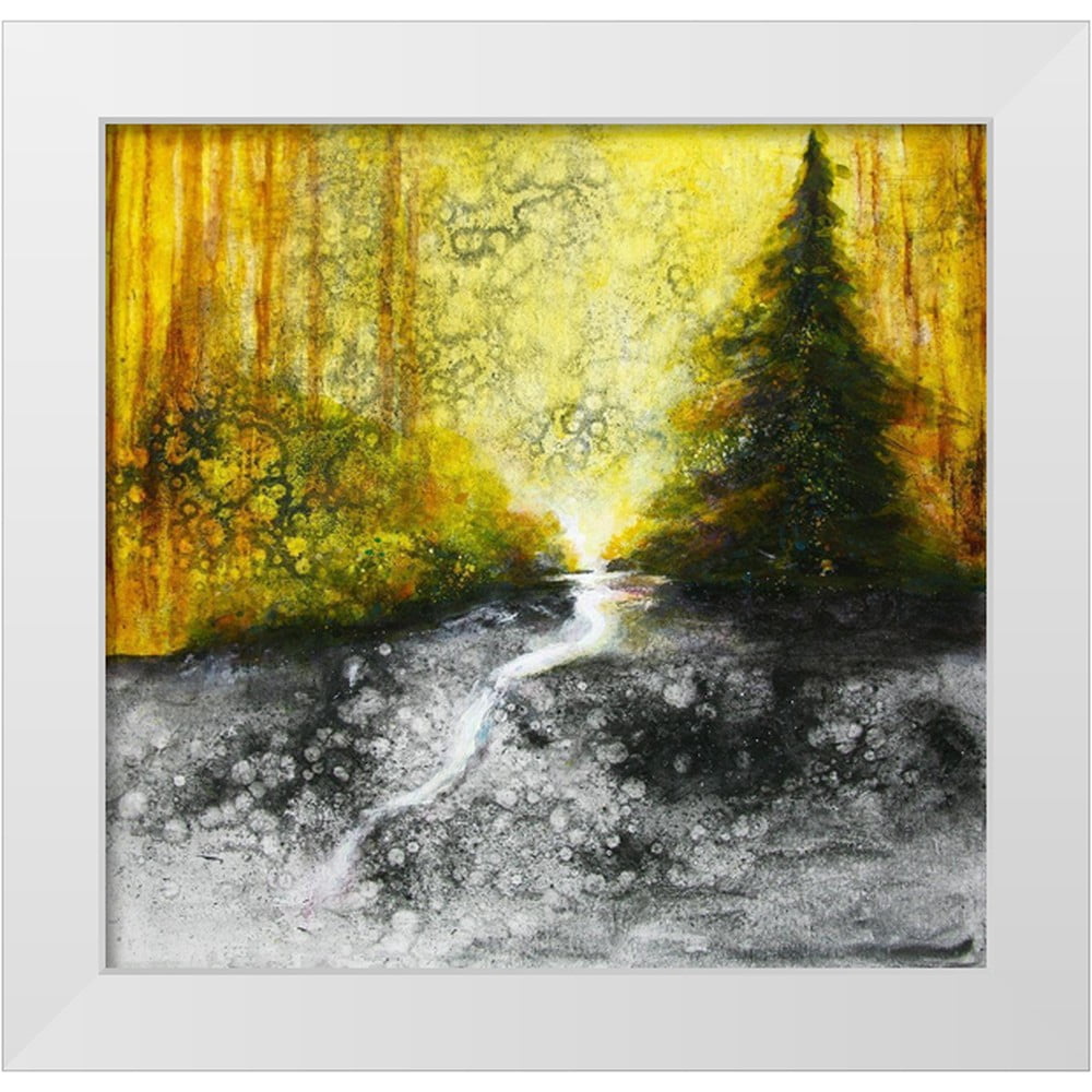 Charest, Doris 12x12 White Modern Wood Framed Museum Art Print Titled ...