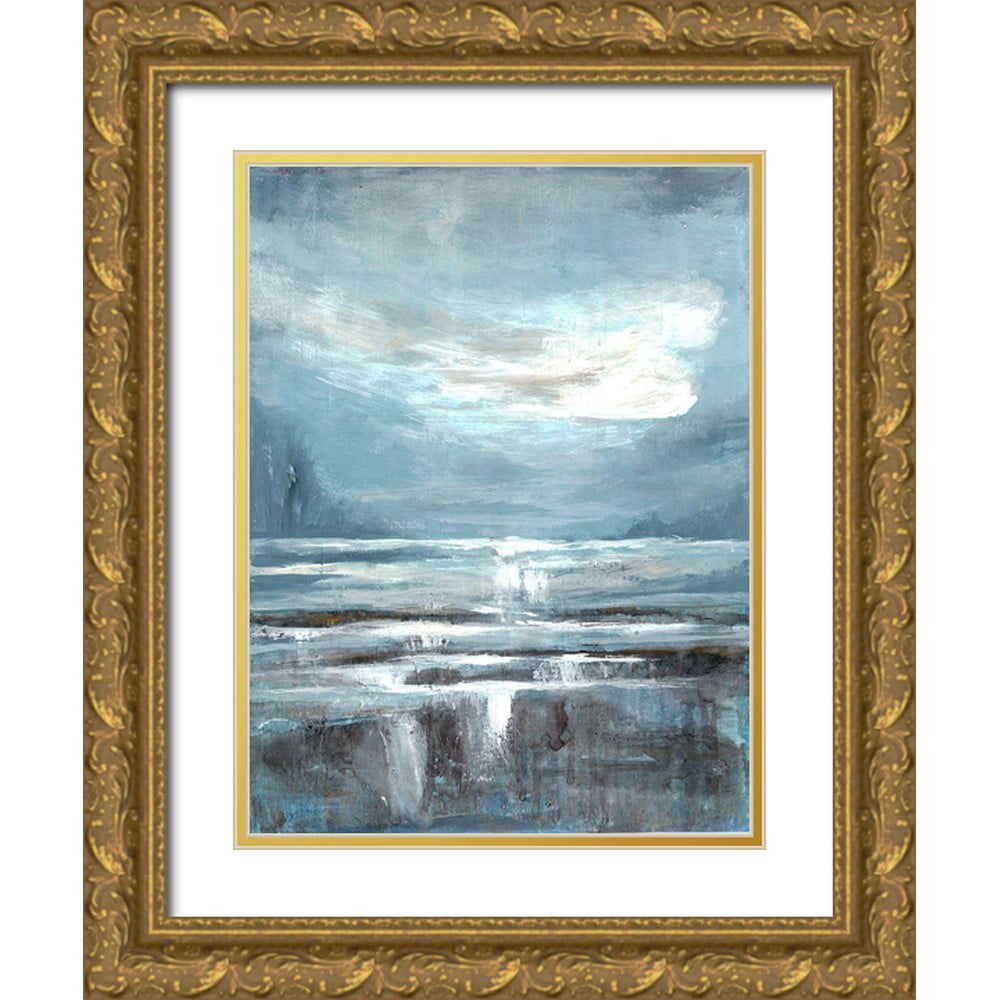 Charest, Doris 12x14 Gold Ornate Wood Framed with Double Matting Museum ...