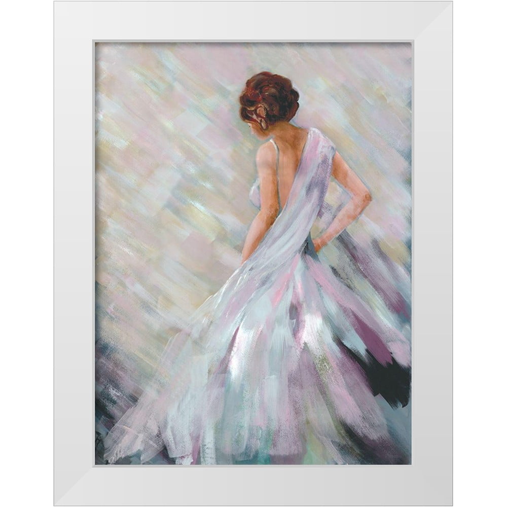 Charest, Doris 12x14 White Modern Wood Framed Museum Art Print Titled ...