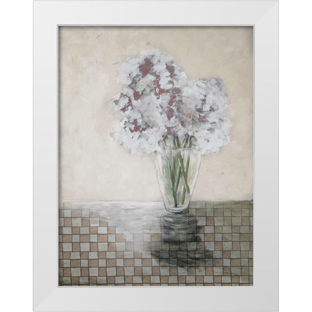 Charest, Doris 12x14 White Modern Wood Framed Museum Art Print Titled ...