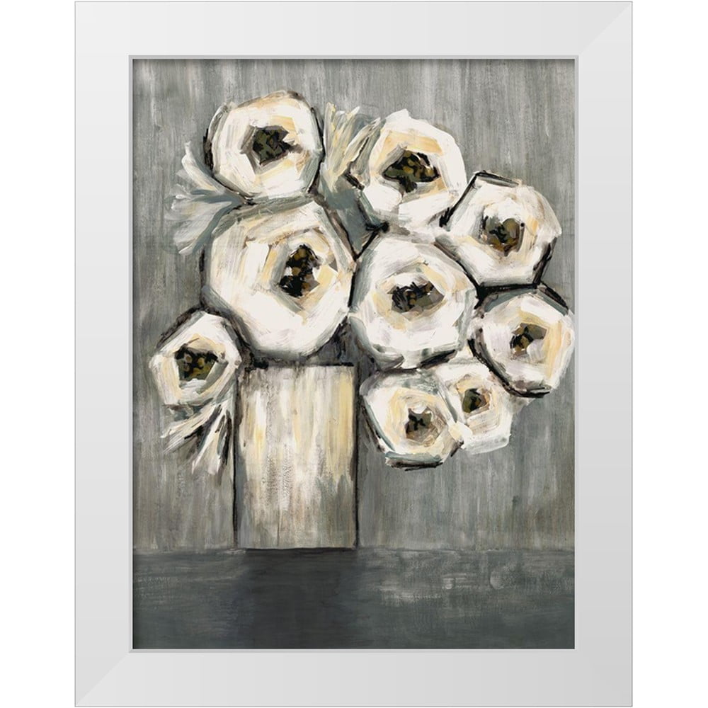 Charest, Doris 12x14 White Modern Wood Framed Museum Art Print Titled ...