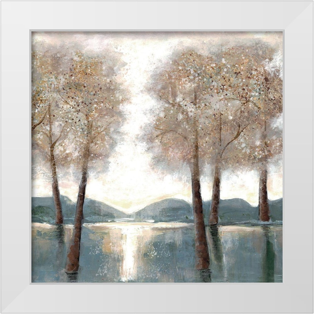 Charest, Doris 15x15 White Modern Wood Framed Museum Art Print Titled ...