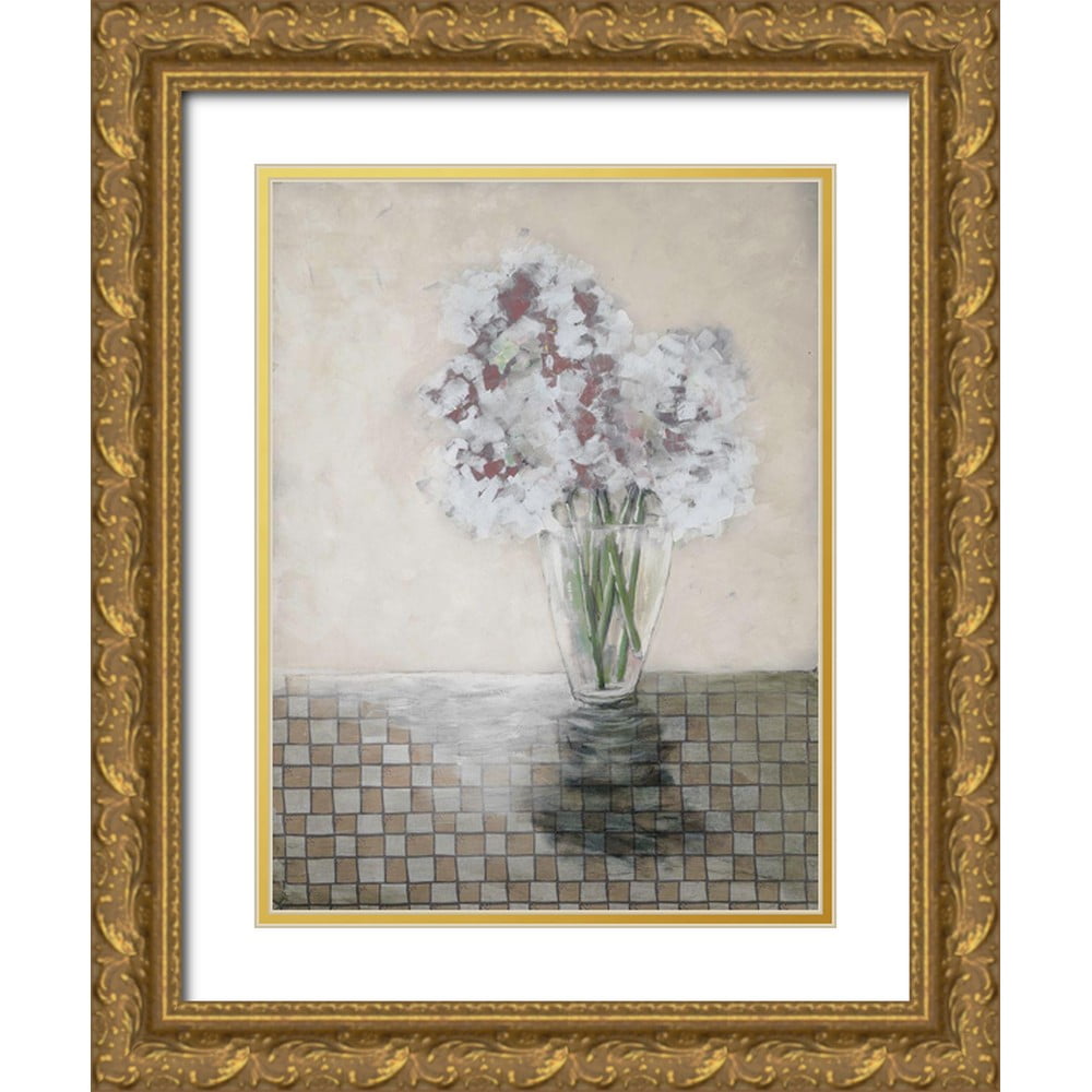 Charest, Doris 15x18 Gold Ornate Wood Framed with Double Matting Museum ...