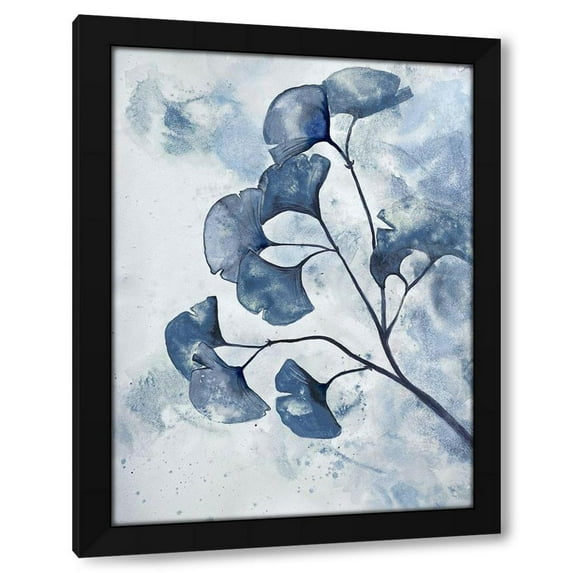 Doris Charest 19x24 Black Modern Wood Framed Wall Art Titled - Indigo ...
