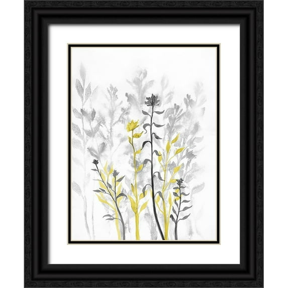 Charest, Doris 19x24 Black Ornate Wood Framed with Double Matting ...