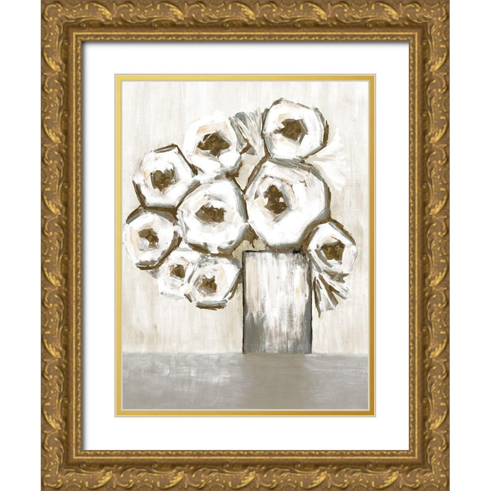 Charest, Doris 19x24 Gold Ornate Wood Framed with Double Matting Museum ...