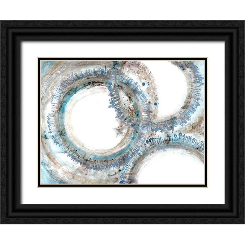 Charest, Doris 32x25 Black Ornate Wood Framed with Double Matting ...