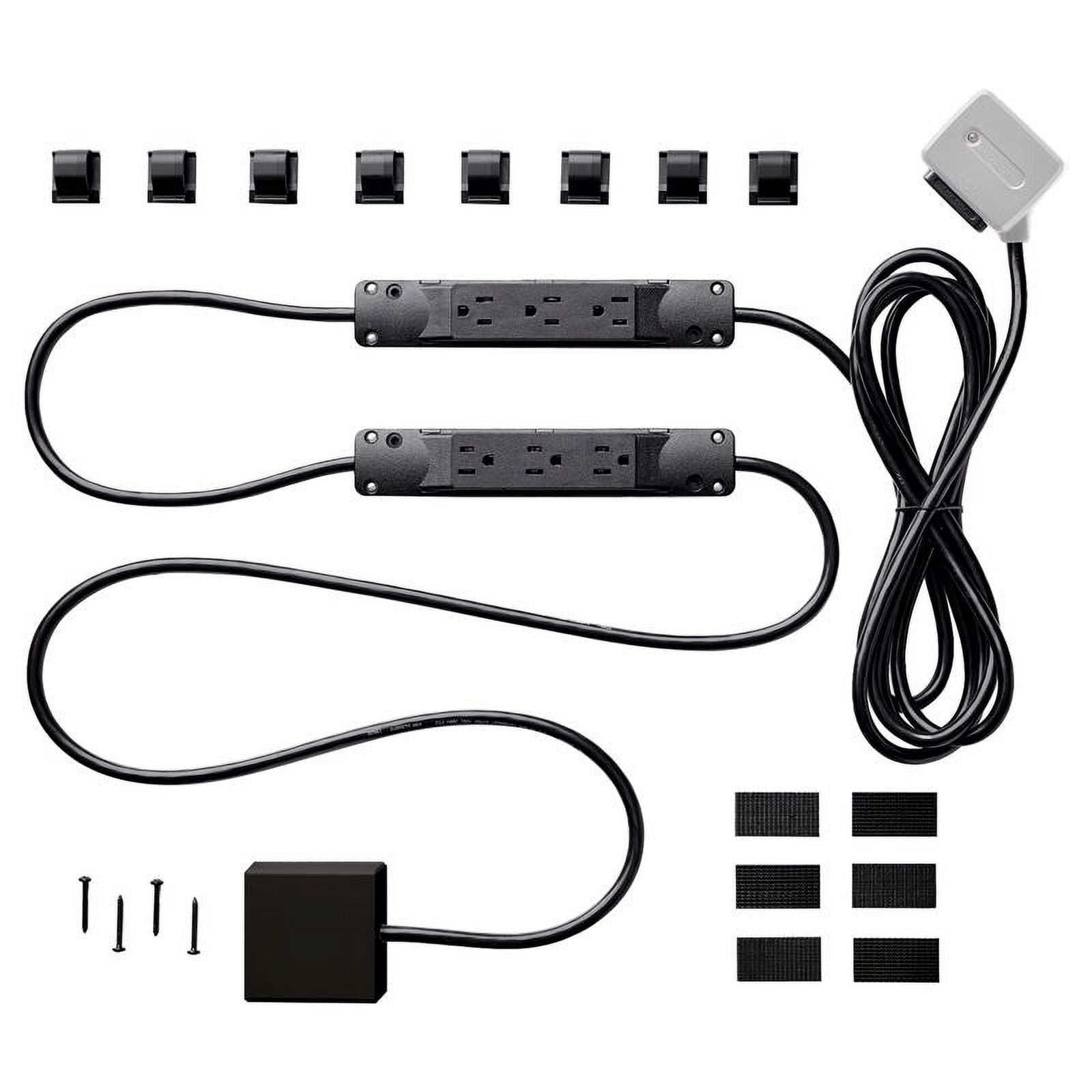 Charg 3010116 10 ft. 1000 J 7 Outlets Surge Protector, Black ...