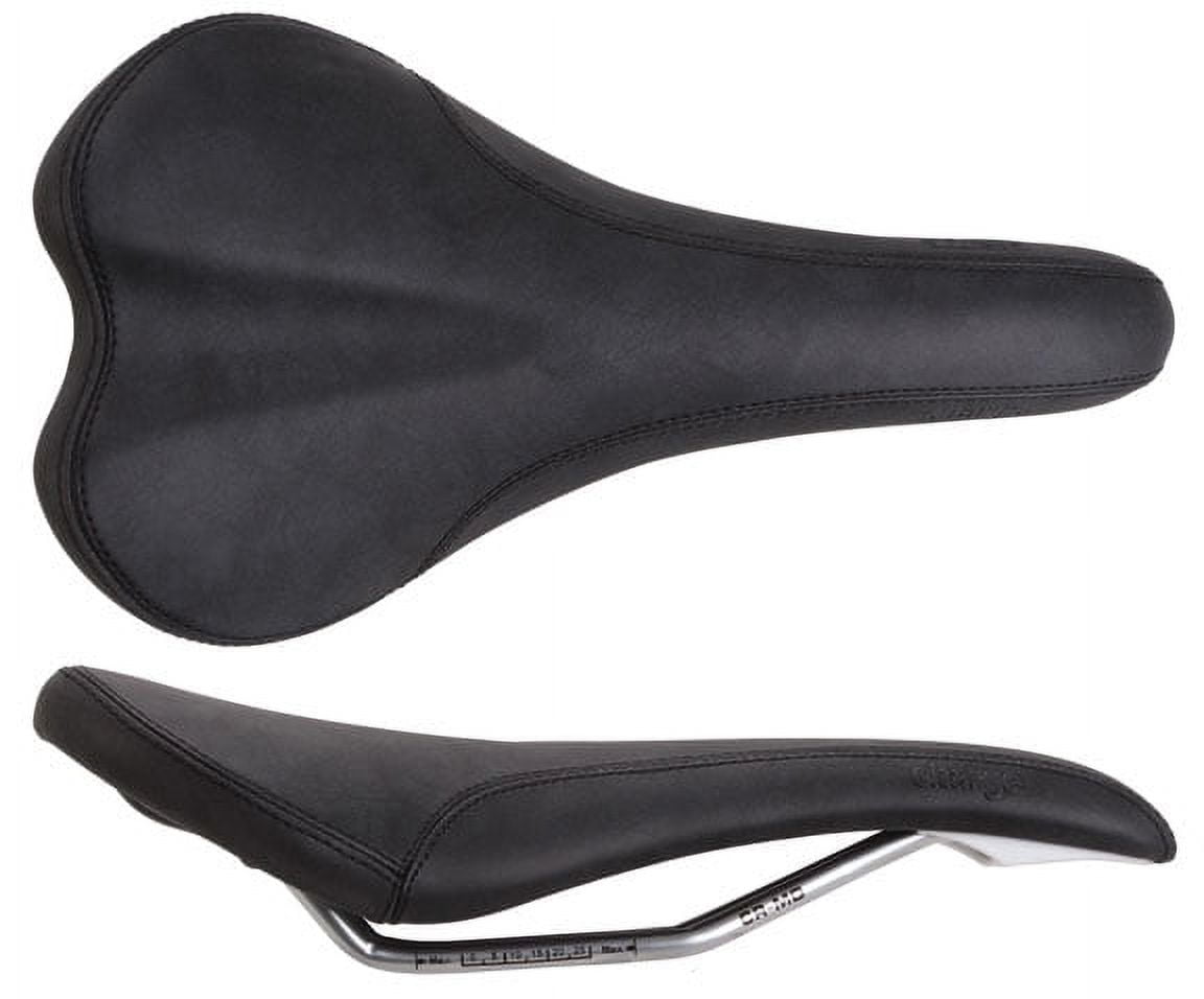 Charge Bikes Spoon Saddle, CrMo, Black w/ 3M Reflective - Walmart.com