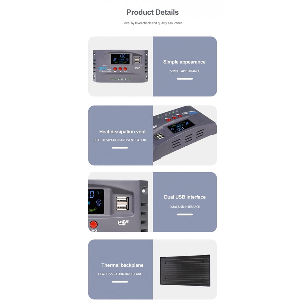 Charge and discharge controller,Lcd Display Solar Dual-usb Solar Buzhi Display Solar Dual-usb ...