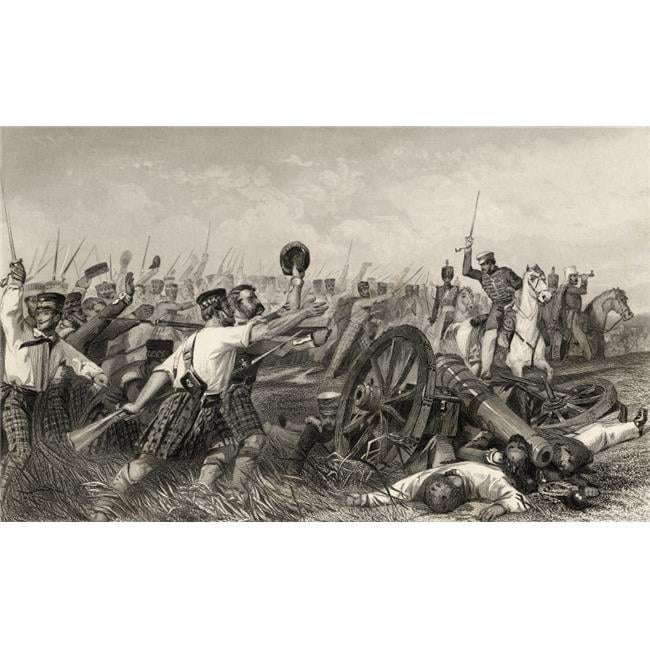 Charge of the Highlanders Before Cawnpore Under General Havelock Major ...