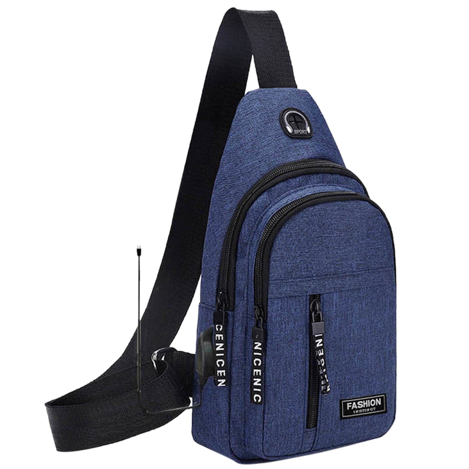 Chargeable Outdoor Backpack with USB Port Cloth Material Durable Large ...