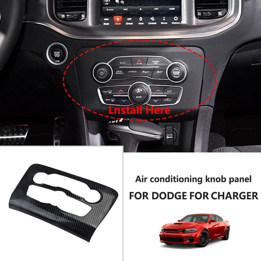 Charger 2015-2023 Car Central Control Console Air Conditioning Trim ...