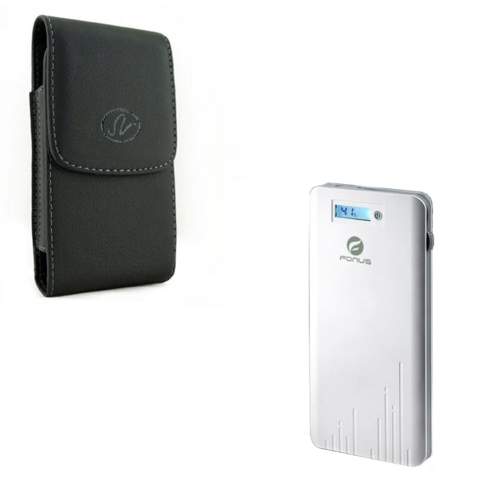 Charger 6000mAh Power Bank w Holster Leather Case Belt Clip Y8K for ...