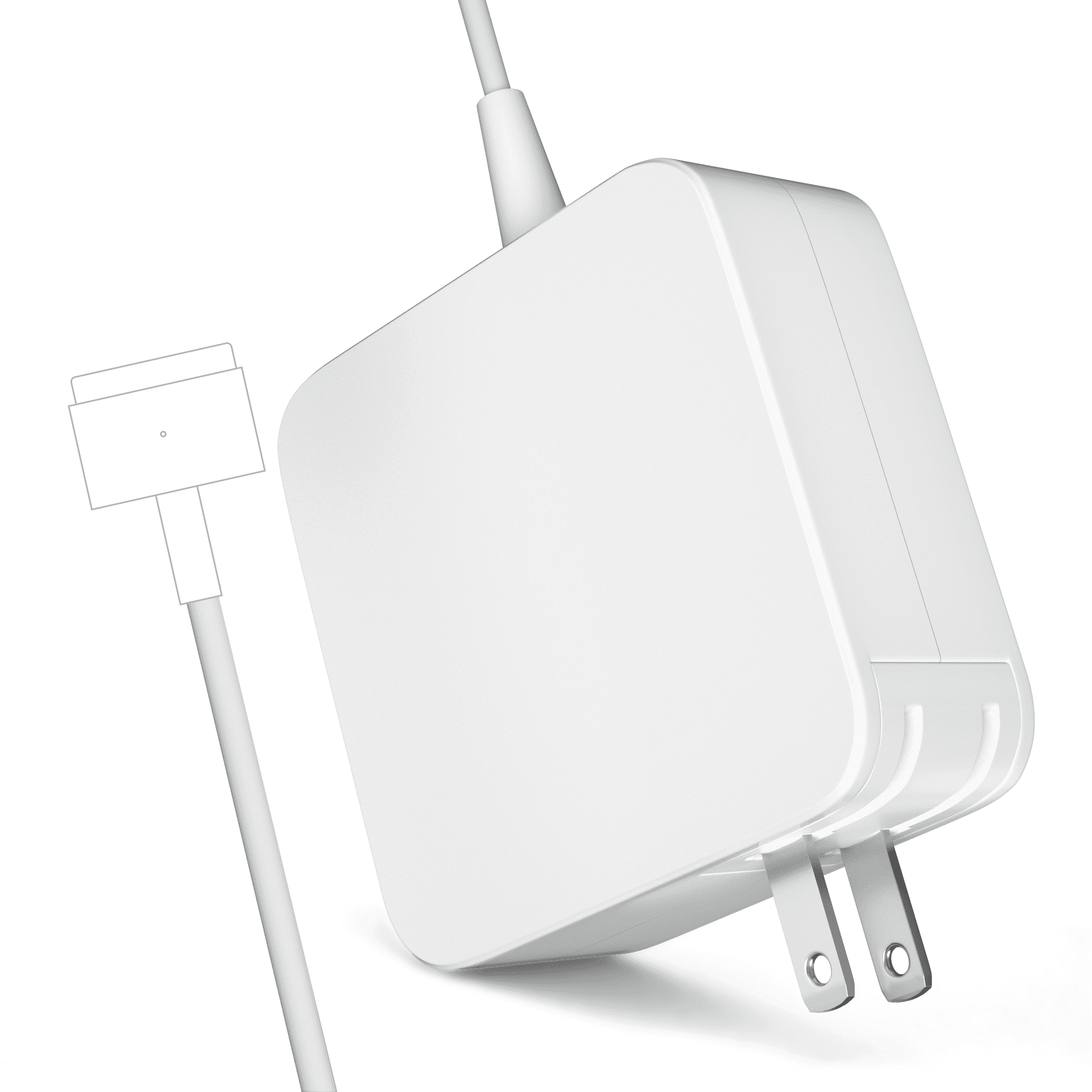 Mac Book Air/Pro Charger 85W 60W 45W 2T-Tip Power Adapter with Cord ...