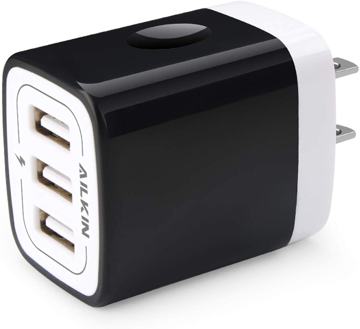 Charger Block,Charging Block USB Wall Charger Adapter,AILKIN 3.1A Dual ...