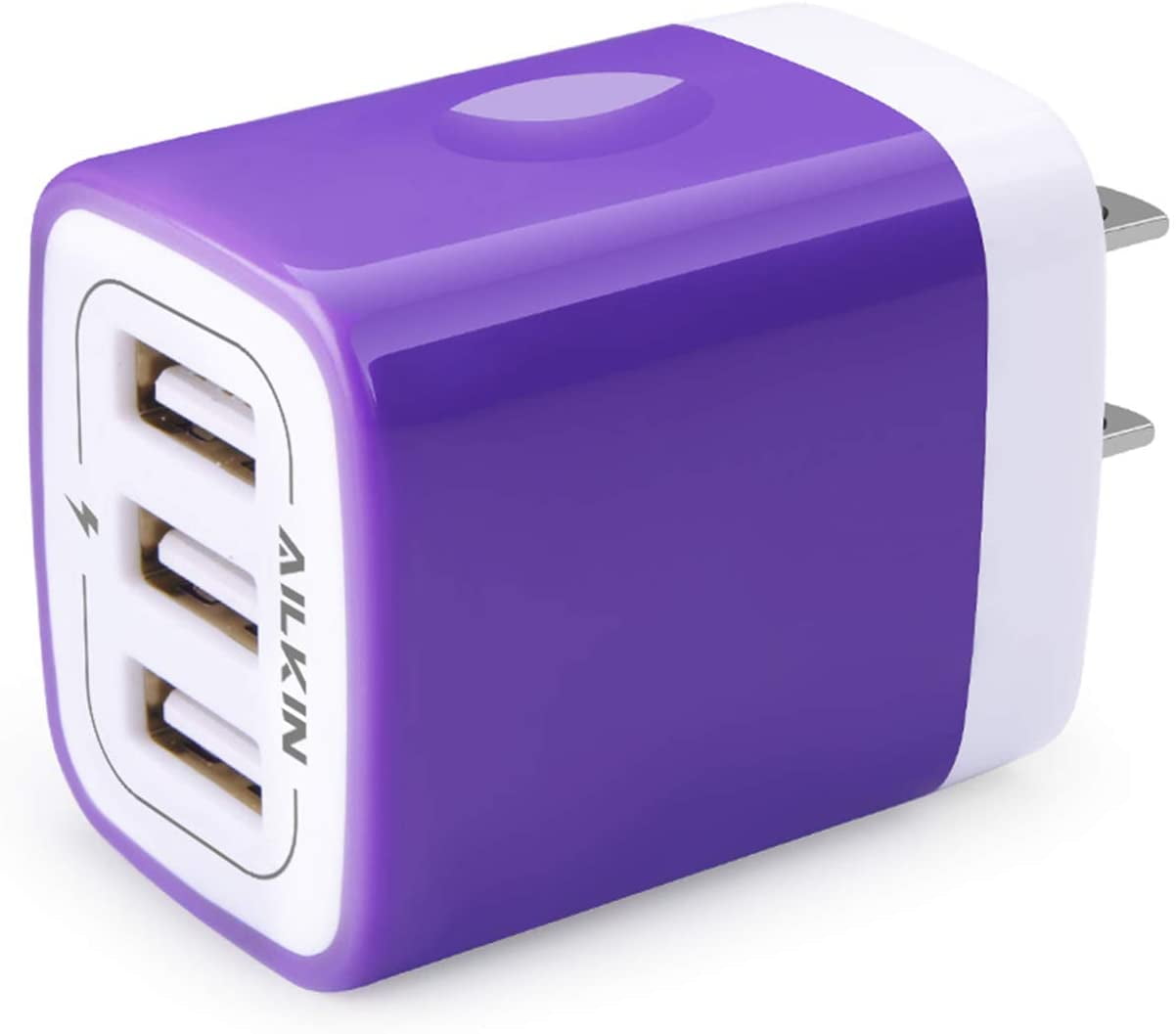Charger Block,Charging Block USB Wall Charger Adapter,AILKIN 3.1A Dual ...