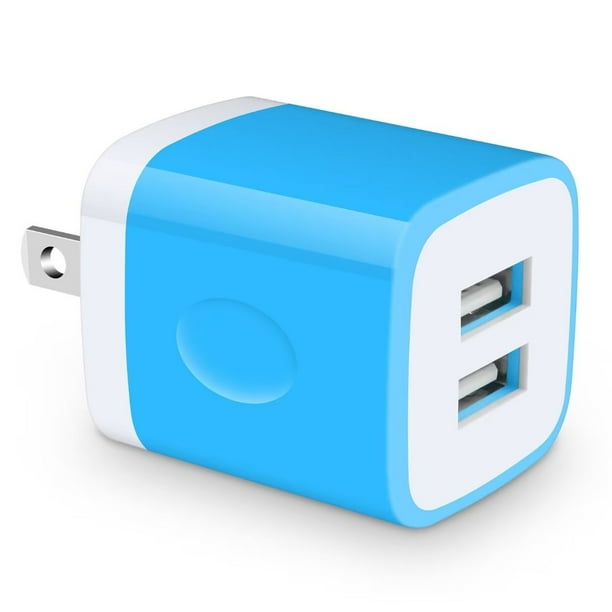 Charger Block,USB Wall Charger Adapter,AILKIN 2.1A Dual Port Fast ...