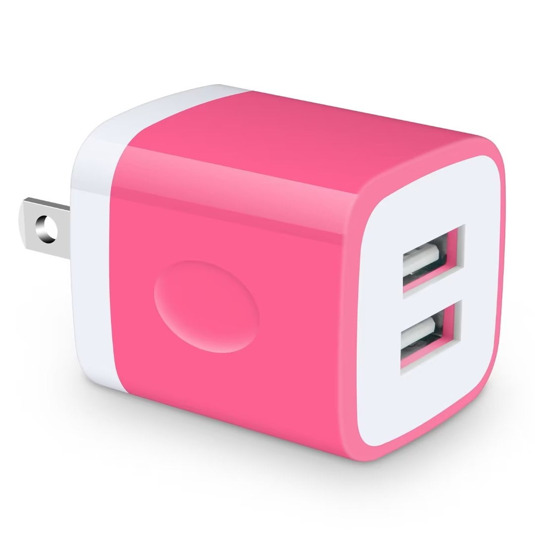 Charger Block,USB Wall Charger Adapter,AILKIN 2.1A Dual Port Fast ...