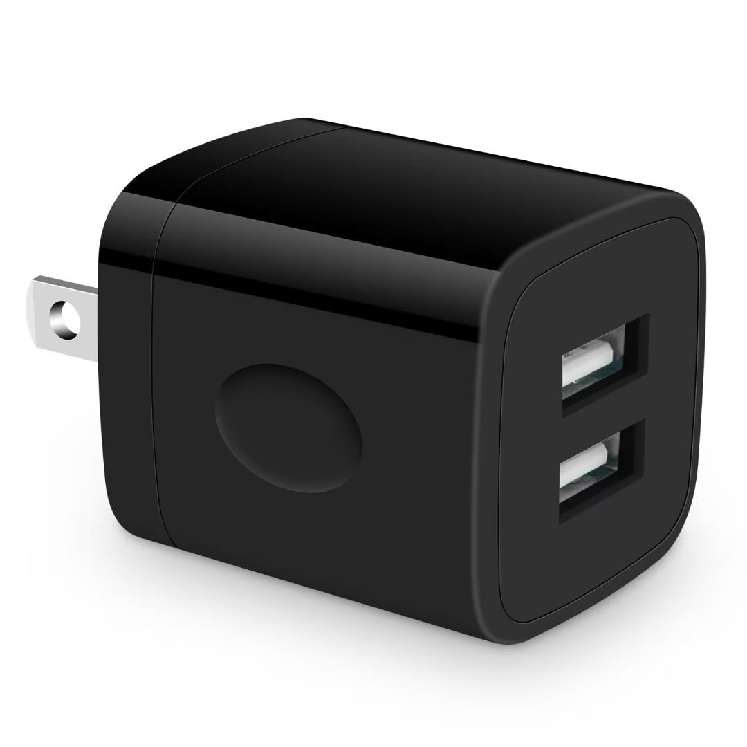 Charger Block,USB Wall Charger Adapter,AILKIN 2.1A Dual Port Fast ...