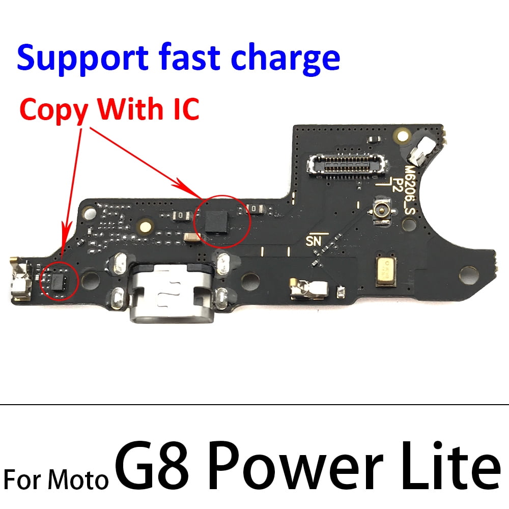 Charger Board Flex For Motorola Moto G8 Play Plus Power lite One Fusion ...