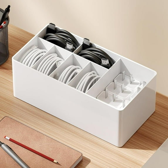 Charger Cable Cord Storage Organizer Easy storage without ties charger ...