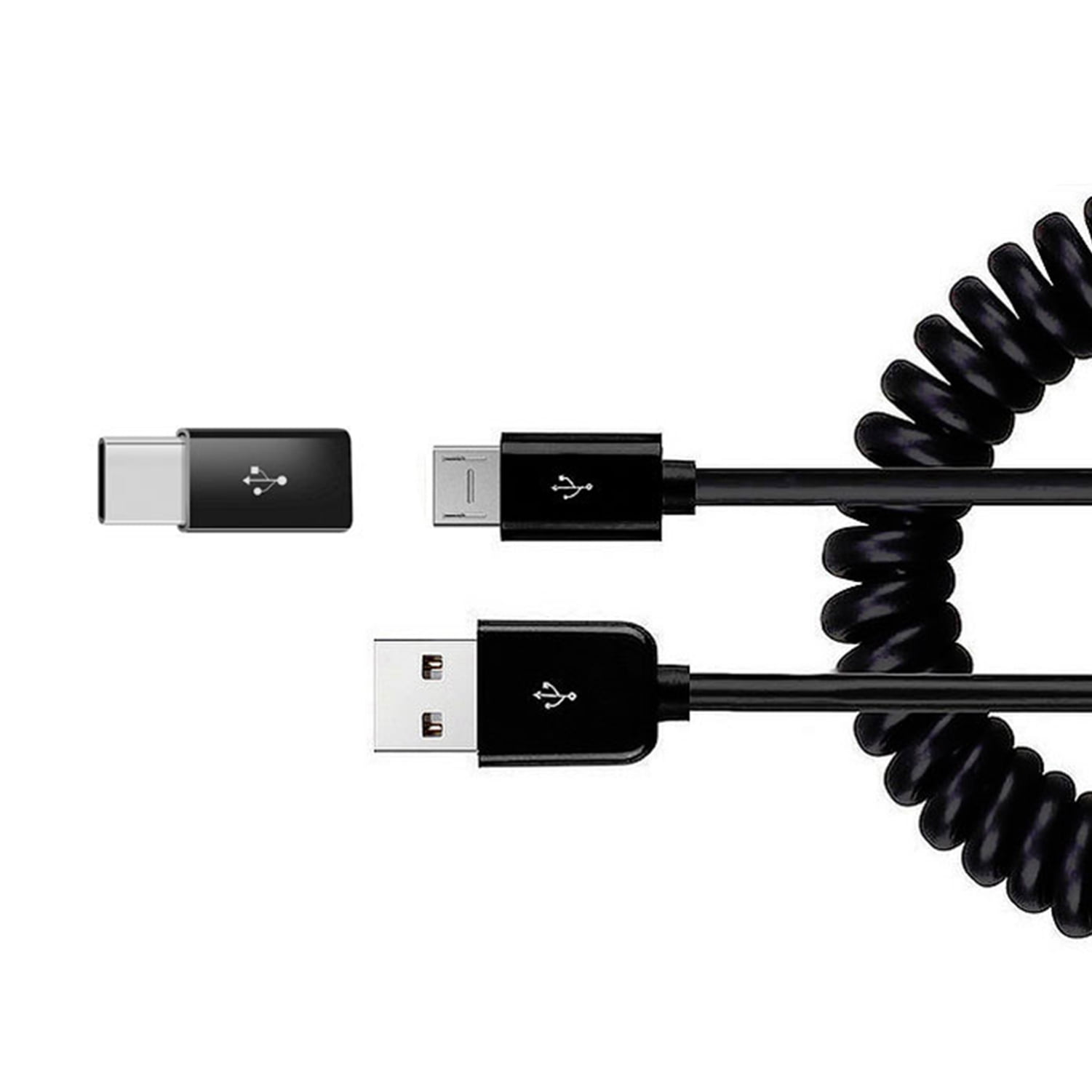 Charger Cord Coiled USB Cable for Motorola Moto G Stylus 5G (2024 ...