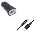Charger Cord Type-C 10ft USB Cable w Fast USB Port 18W Car Charger X4P ...
