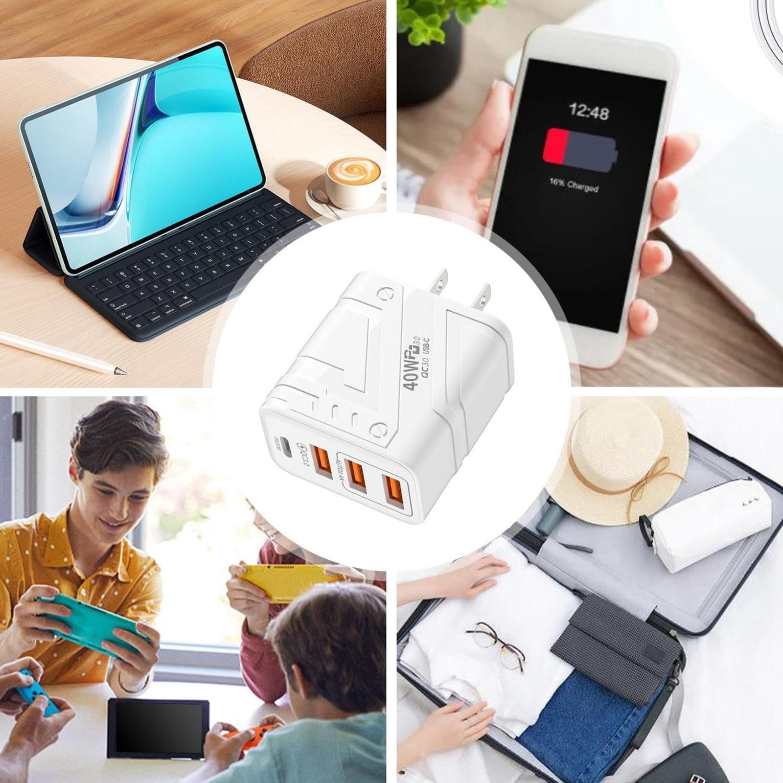 Charger Cords for Android Phones Power Hub Wall Watch Charger 5v Wall ...